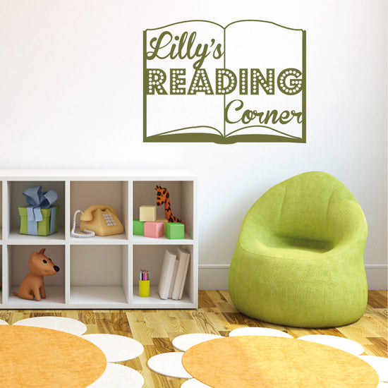 Customized Classroom Reading Corner Book – Dana Decals