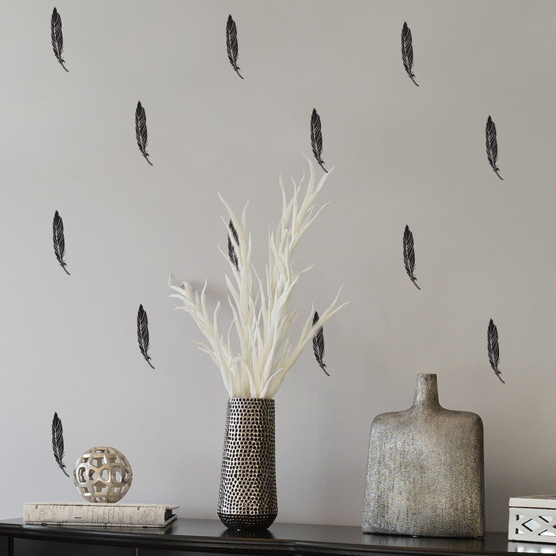 Feather Pattern Wall Decal | Shop Decals at Dana Decals