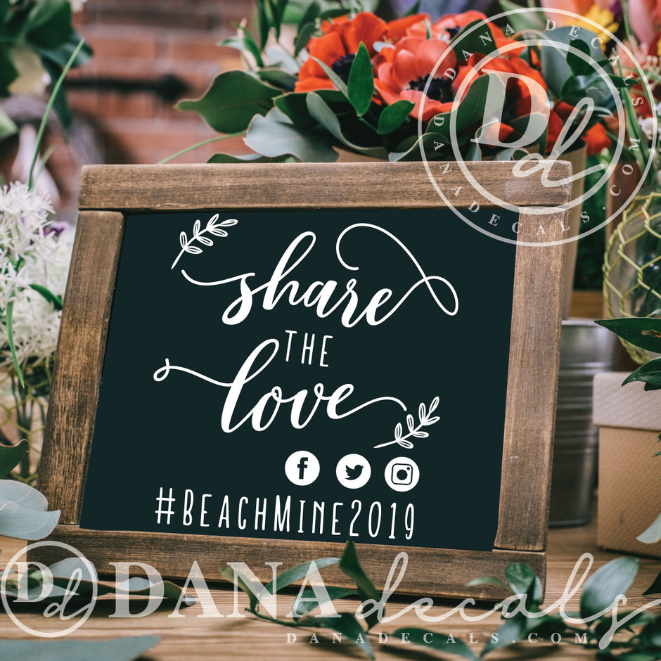 Wedding Wall Decals – Dana Decals