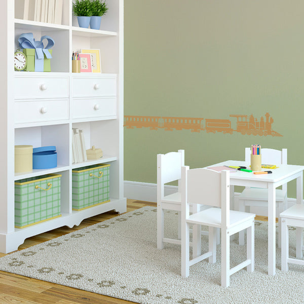 Steam Engine Train - Vinyl Wall Art Decal for Homes, Offices, Kids ...